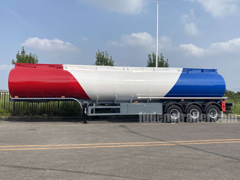 Tri Axle Aluminium Fuel Tanker Trailer - Fudeng Automobile