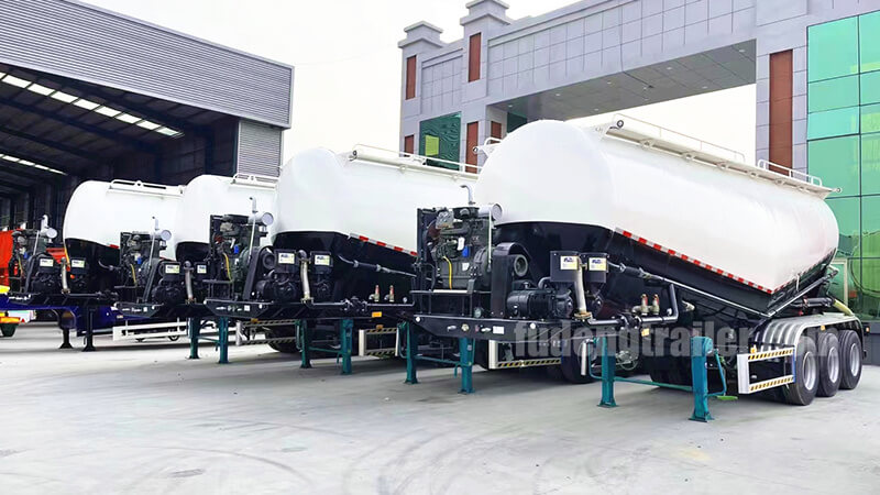 40CBM Bulk Cement Tanker Trailer | Cement Bulker | 50 Tons Dry Bulk ...
