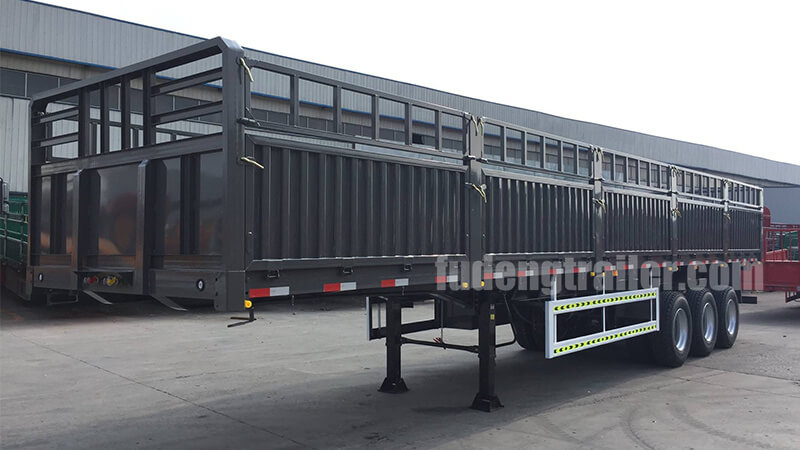 Buy Fence Cargo Trailers Now | Fudeng Drop Side Cargo Trailer in China