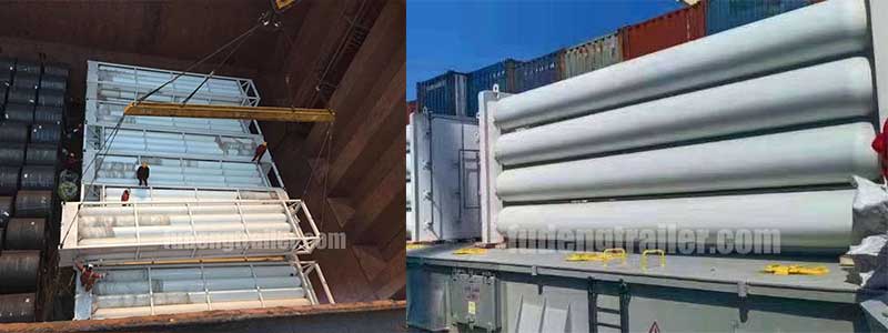 20 Foot 40FT CNG Tube Container Bundle - 8 Tubes 10 Tubes 12 Tubes