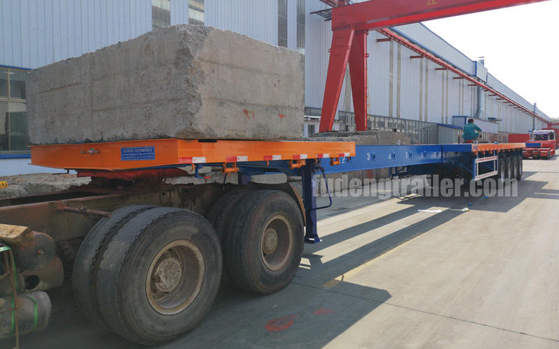 53'-98' Extendable Flatbed For Sale | Fudeng Trailer