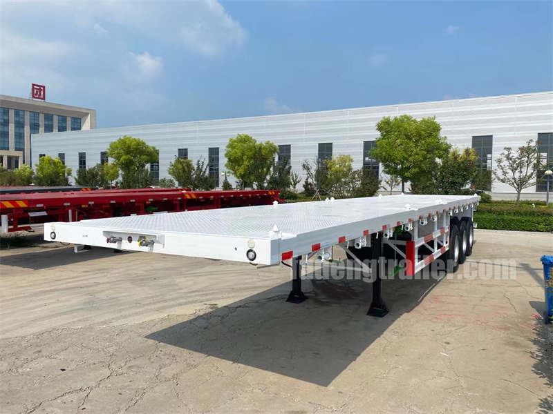 40ft Shipping Container Trailer - Buy Flatbed trailer for sale, 40ft ...